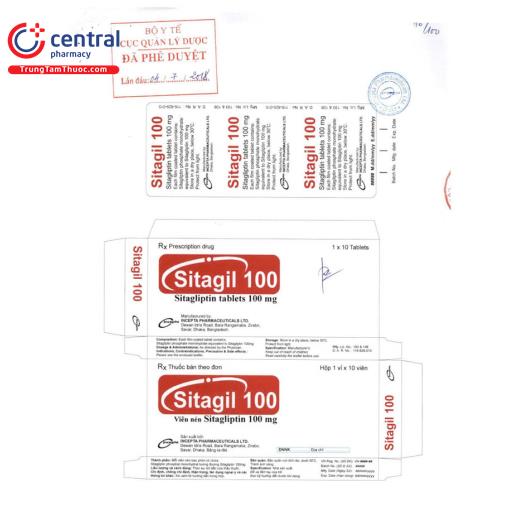 [CHÍNH HÃNG] Thuốc Sitagil 100 - Kiểm soát bệnh lý đái tháo đường