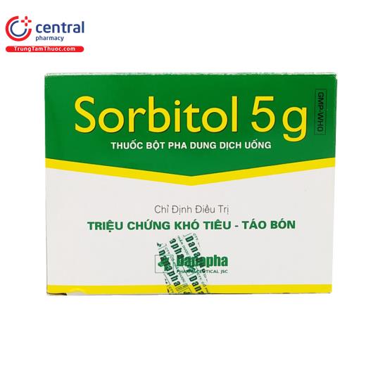 [CHÍNH HÃNG] Thuốc Sorbitol 5g Danapha trị khó tiêu và táo bón