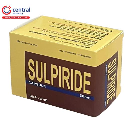 Thuốc Sulpiride capsule 50mg Vidipha điều trị rối loạn tâm thần