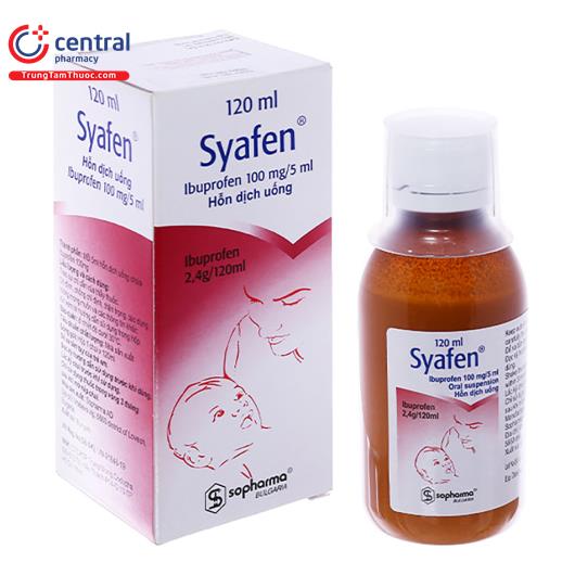 [CHÍNH HÃNG] Thuốc Syafen 10mg/5ml - Giảm đau hạ sốt cho trẻ em