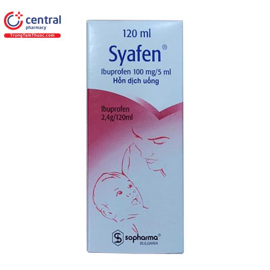 [CHÍNH HÃNG] Thuốc Syafen 10mg/5ml - Giảm đau hạ sốt cho trẻ em