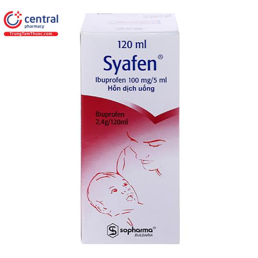 [CHÍNH HÃNG] Thuốc Syafen 10mg/5ml - Giảm đau hạ sốt cho trẻ em