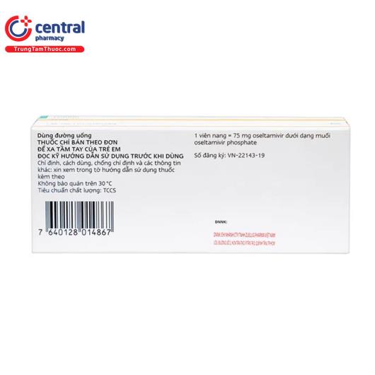 [CHÍNH HÃNG] Thuốc Tamiflu 75mg - Điều trị cúm không còn là nỗi lo