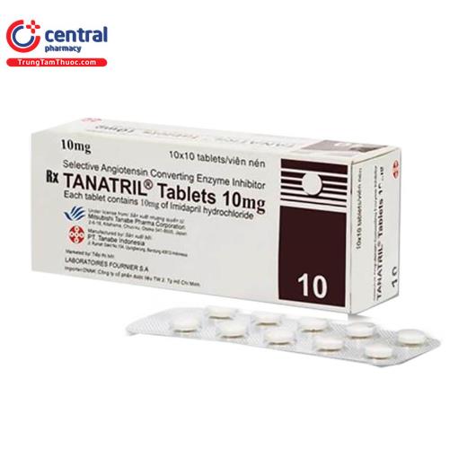 Thuốc điều trị cao huyết áp hiệu quả Tanatril Tablets 10mg