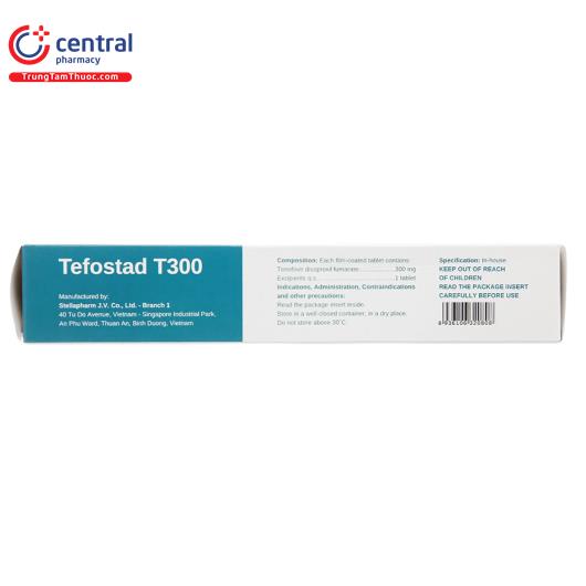 [CHÍNH HÃNG] Thuốc Tefostad T300 STELLA phòng ngừa và điều trị HIV
