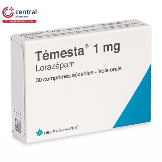 [CHÍNH HÃNG] Thuốc Temesta 1mg điều trị rối loạn lo âu