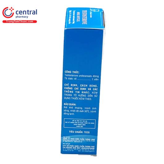 [CHÍNH HÃNG] Thuốc Testosterone 40mg Softgel thay thế Testosterone