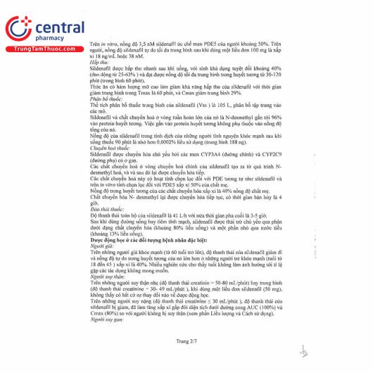 [CHÍNH HÃNG] Thuốc Torfin 50 điều trị rối loạn cương dương