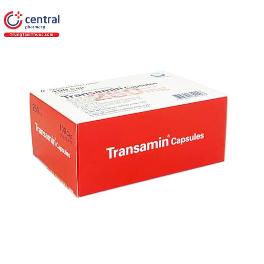 [CHÍNH HÃNG] Thuốc Transamin Capsuales 250mg ức chế tiêu fibrin huyết