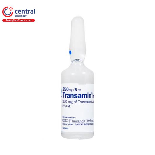 Thuốc Transamin Injection 250mg/5ml - Thuốc ngăn chảy máu phẫu thuật