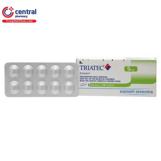 Thuốc Triatec 5mg - Thuốc điều trị tăng huyết áp hiệu quả