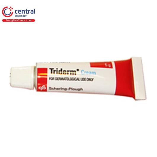 [CHÍNH HÃNG] Thuốc Triderm 5g- Thuốc da liễu trị viêm da nấm da