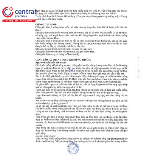 [CHÍNH HÃNG] Thuốc Unafen - Thuốc giảm đau, hạ sốt, chống viêm