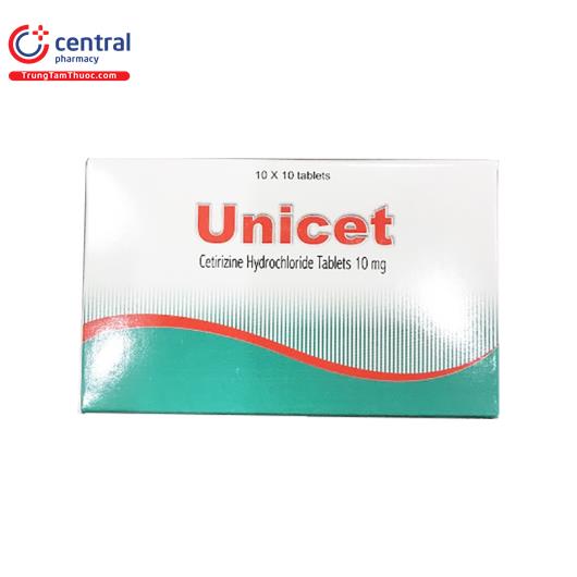 [CHÍNH HÃNG] Thuốc Unicet 10mg Bal Pharma điều trị viêm mũi dị ứng
