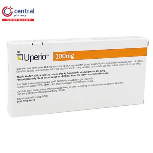 [CHÍNH HÃNG] Thuốc Uperio 100mg - Điều trị suy tim hiệu quả
