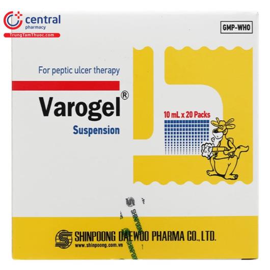 [CHÍNH HÃNG] Thuốc Varogel 10ml điều trị loét dạ dày, tá tràng
