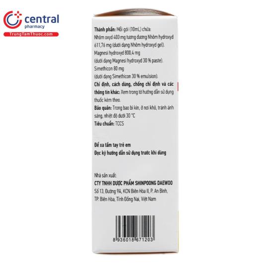 [CHÍNH HÃNG] Thuốc Varogel 10ml điều trị loét dạ dày, tá tràng