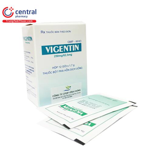 [CHÍNH HÃNG] Thuốc Vigentin 250mg/62,5mg - Điều trị nhiễm khuẩn nặng