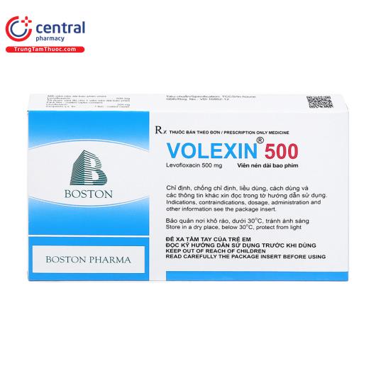 [CHÍNH HÃNG] Thuốc Volexin 500 điều trị nhiễm khuẩn đường hô hấp