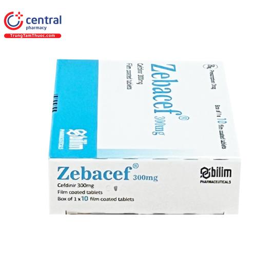 [CHÍNH HÃNG] Thuốc Zebacef 300mg trị nhiễm khuẩn và viêm