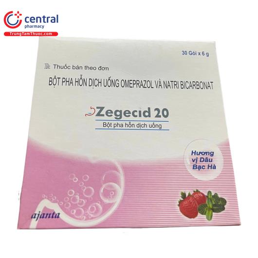 [CHÍNH HÃNG] Thuốc Zegecid 20 (bột) điều trị loét dạ dày tá tràng