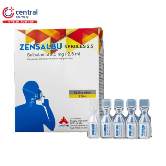 [CHÍNH HÃNG] Thuốc Zensalbu nebules 2.5 kiểm soát cơn hen nặng cấp