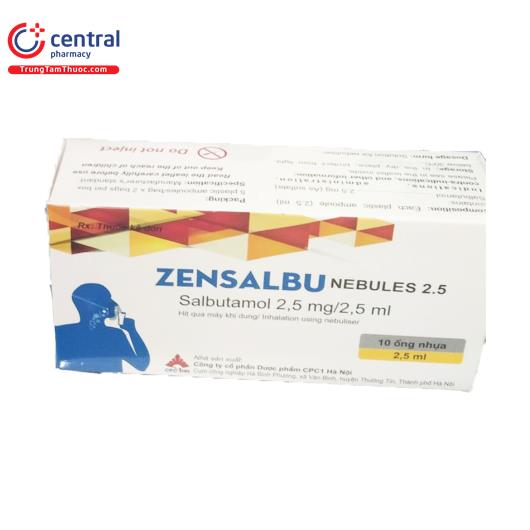 [CHÍNH HÃNG] Thuốc Zensalbu nebules 2.5 kiểm soát cơn hen nặng cấp