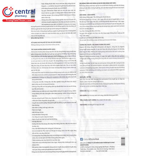 [CHÍNH HÃNG] Thuốc Zhekof 40mg điều trị tăng huyết áp hiệu quả