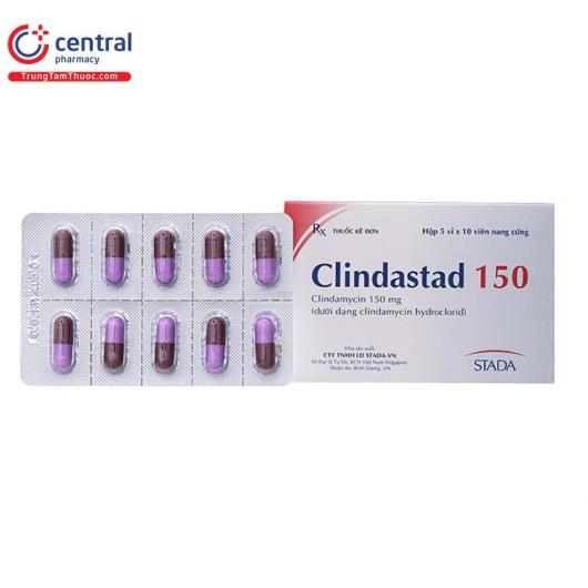 Thuốc Clindastad 150mg - điều trị nhiễm khuẩn: tác dụng và cách dùng