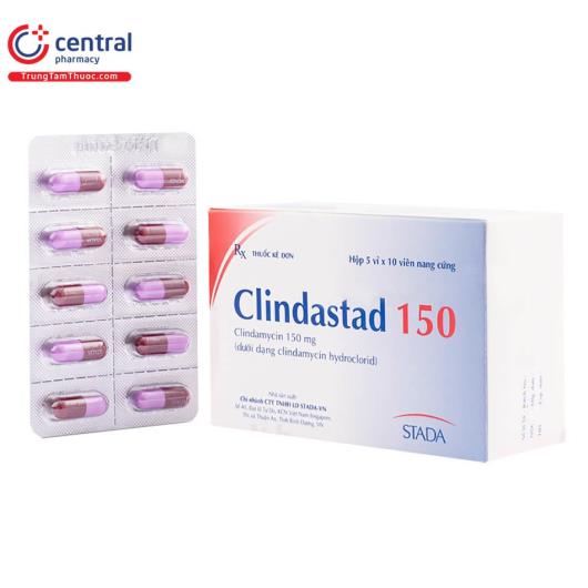Thuốc Clindastad 150mg - điều trị nhiễm khuẩn: tác dụng và cách dùng