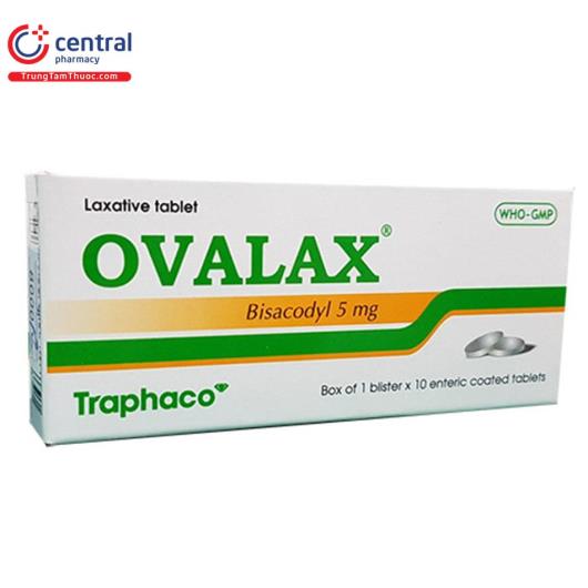 Thuốc Viên nhuận tràng Ovalax : tác dụng - chỉ định, lưu ý khi dùng