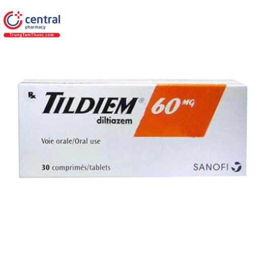 Thuốc Tildiem 60mg điều trị dự phòng cơn đau thắt ngực