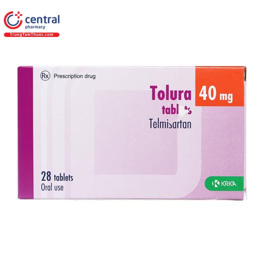 [CHÍNH HÃNG] Thuốc Tolura Tablets 40 mg - điều trị tăng huyết áp