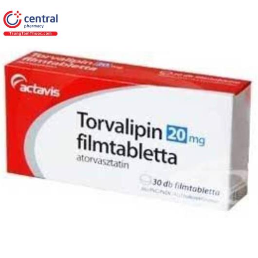 [CHÍNH HÃNG] Thuốc Torvalipin 20mg điều trị rối loạn lipid máu