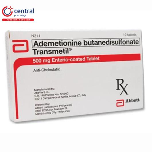Thuốc Transmetil 500mg - Thuốc trị ứ mật gan trong xơ gan