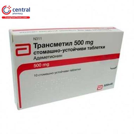 Thuốc Transmetil 500mg - Thuốc trị ứ mật gan trong xơ gan