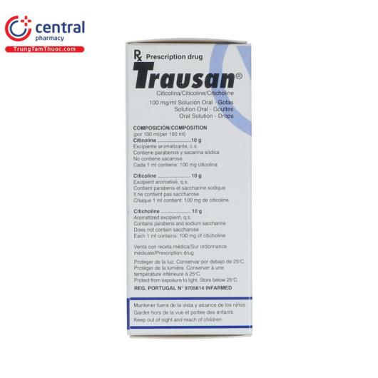 Thuốc Trausan điều trị xơ vữa mạch máu não, trầm cảm