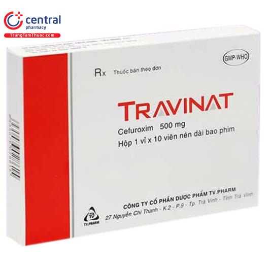 [CHÍNH HÃNG] Thuốc Travinat 500mg là thuốc gì? Giá bao nhiêu?