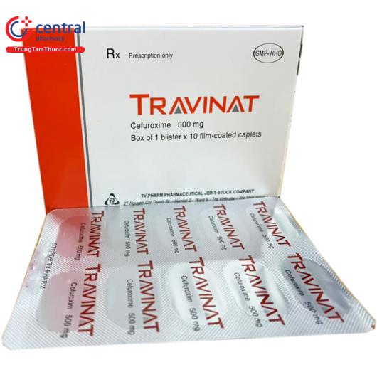 [CHÍNH HÃNG] Thuốc Travinat 500mg là thuốc gì? Giá bao nhiêu?