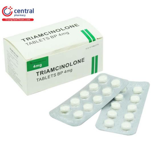 [CHÍNH HÃNG] Thuốc Triamcinolon 4mg Brawn-Điều trị viêm khớp hiệu quả
