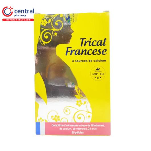 [CHÍNH HÃNG] Trical Francese bổ sung Canxi và Vitamin cho bà bầu