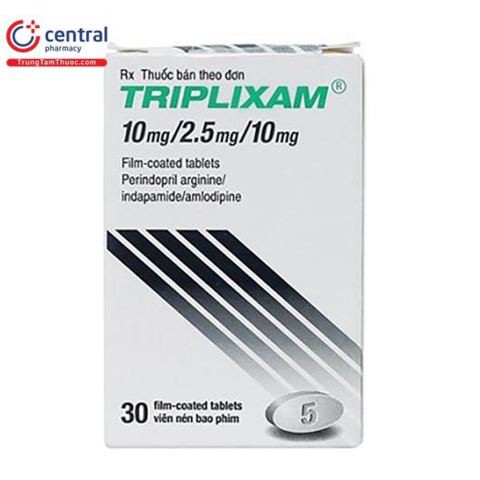 [CHÍNH HÃNG] Thuốc Triplixam 10mg/2.5mg/10mg trị tăng huyết áp
