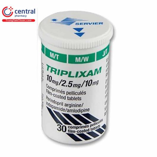 [CHÍNH HÃNG] Thuốc Triplixam 10mg/2.5mg/10mg trị tăng huyết áp