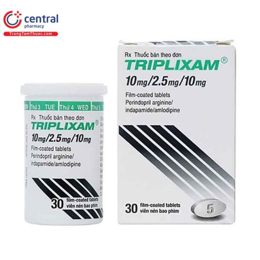 [CHÍNH HÃNG] Thuốc Triplixam 10mg/2.5mg/10mg trị tăng huyết áp