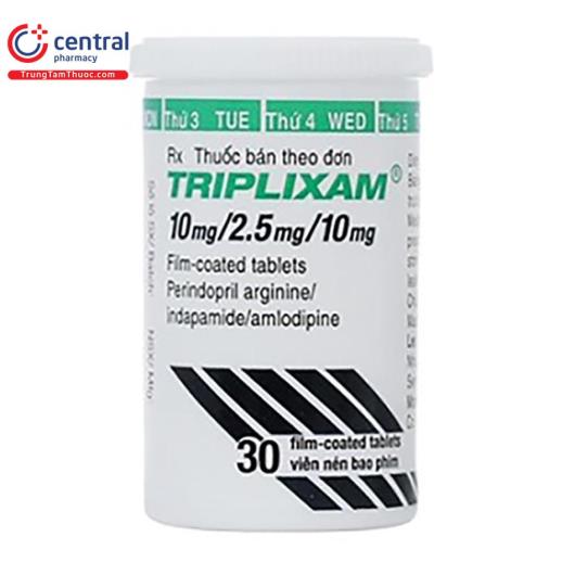 [CHÍNH HÃNG] Thuốc Triplixam 10mg/2.5mg/10mg trị tăng huyết áp
