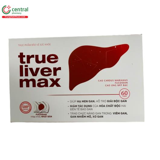 Thuốc True Liver Max - Hỗ trợ giải độc gan, tăng cường chức năng gan