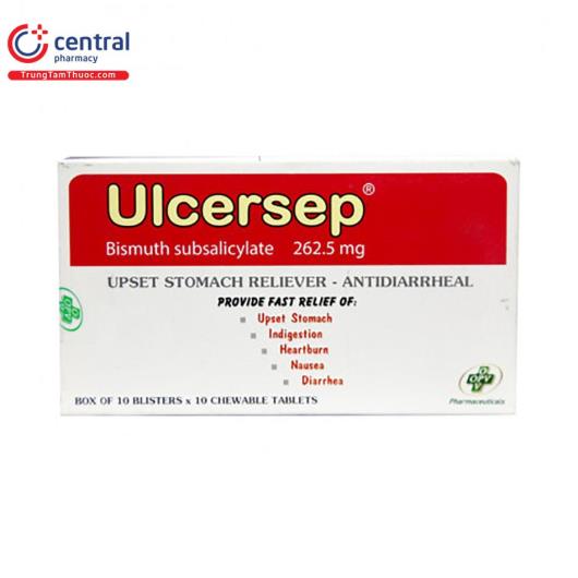 [CHÍNH HÃNG] Thuốc Ulcersep - Cải thiện chứng rối loạn đường tiêu hóa