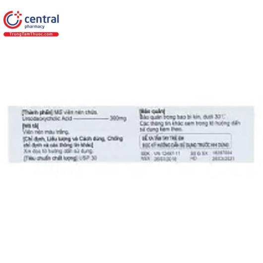 [CHÍNH HÃNG] Thuốc Uldeso Tab. điều trị nghẽn ống mật và túi mật