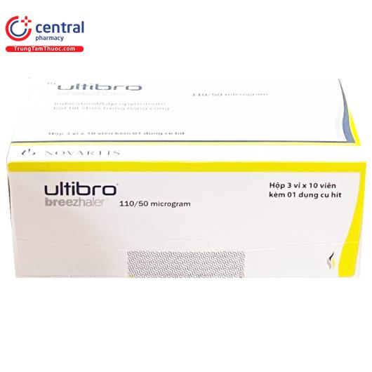 [CHÍNH HÃNG] Thuốc Ultibro Breezhaler 110/50mcg điều trị COPD