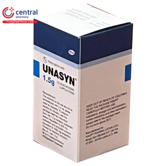 [CHÍNH HÃNG] Thuốc Unasyn 1.5g trị nhiễm khuẩn: chỉ định